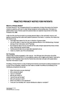 Privacy Notice (Fair Processing) – Welton Family Health Centre